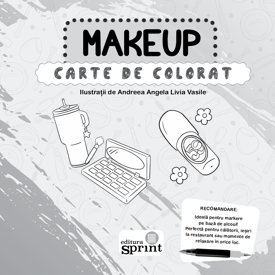 Make-up – Carte de colorat – Editura Sprint